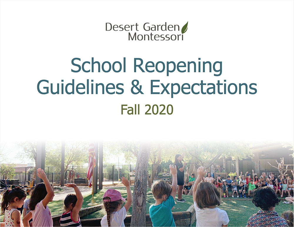 Safe Return to School | Desert Garden Montessori